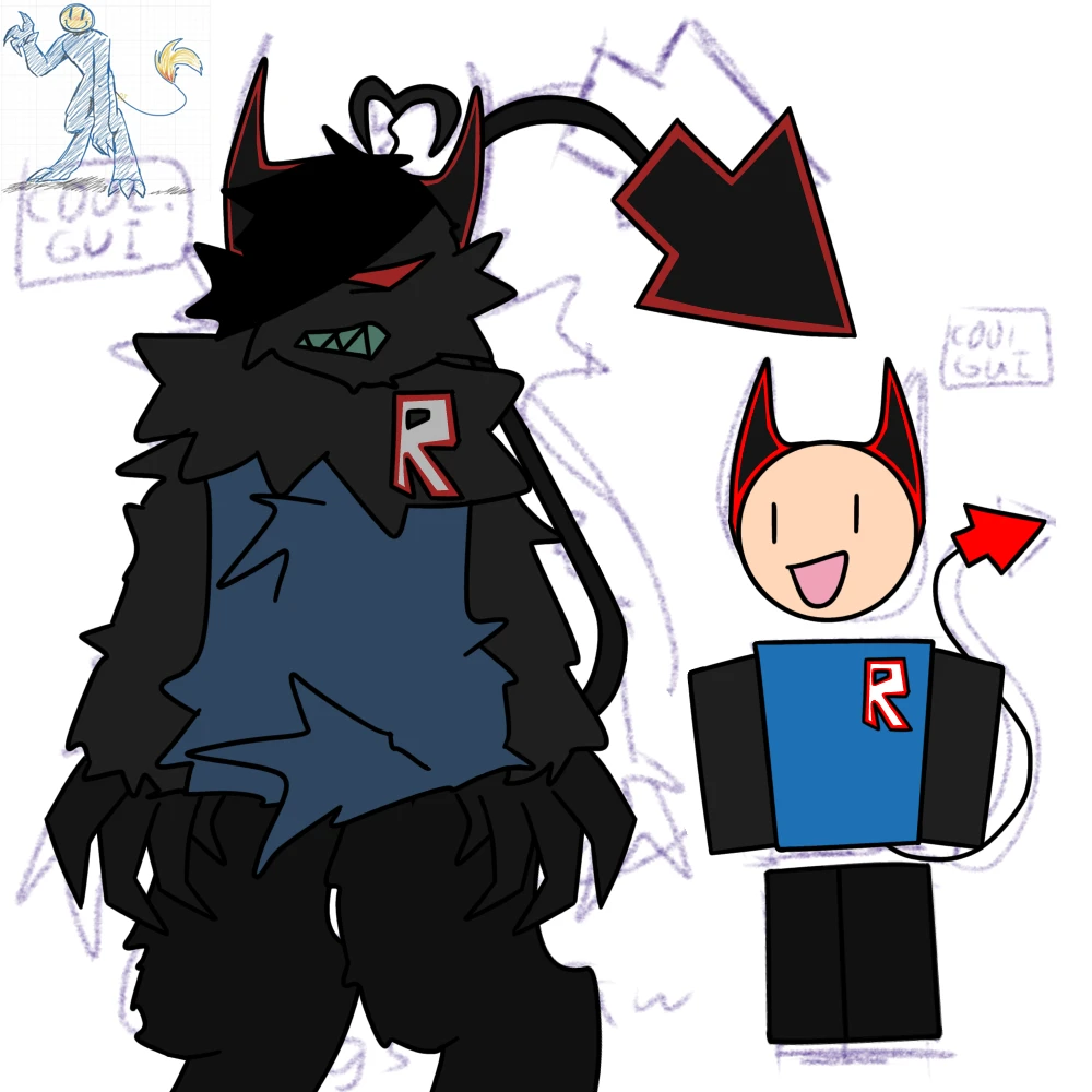 Idk , decided to make a forsaken oc based off a c.ai persona thing that ...