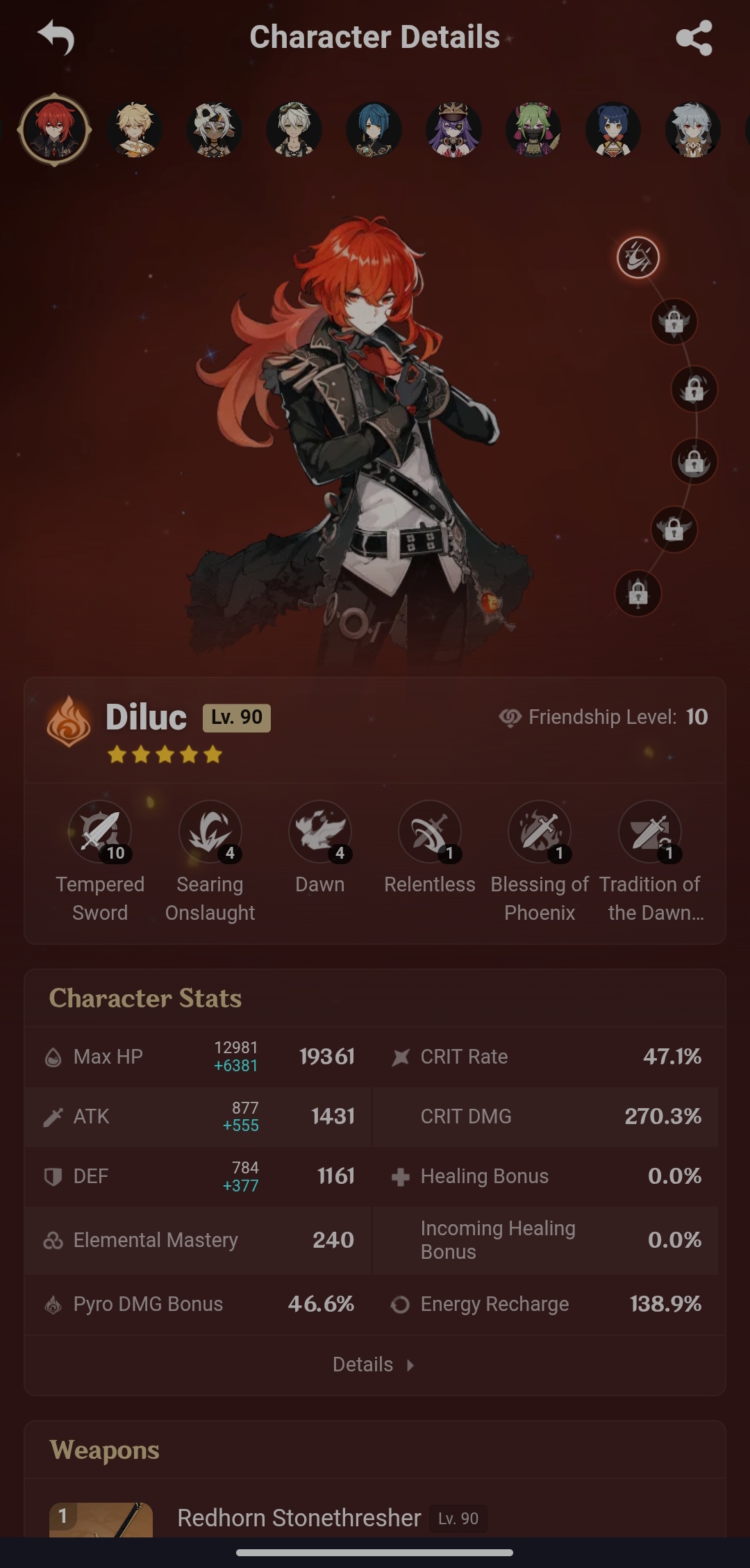 Diluc Build 🔥 Genshin Impact | HoYoLAB