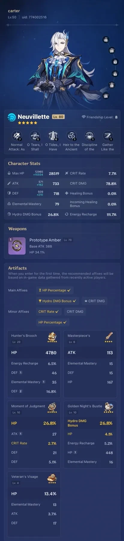 Old vs Current Neuvillette build, how much did I improve Genshin Impact ...