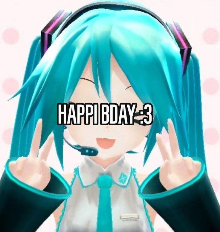 Happy Birthday to the Hatsune Miku! (I really love her) | HoYoLAB