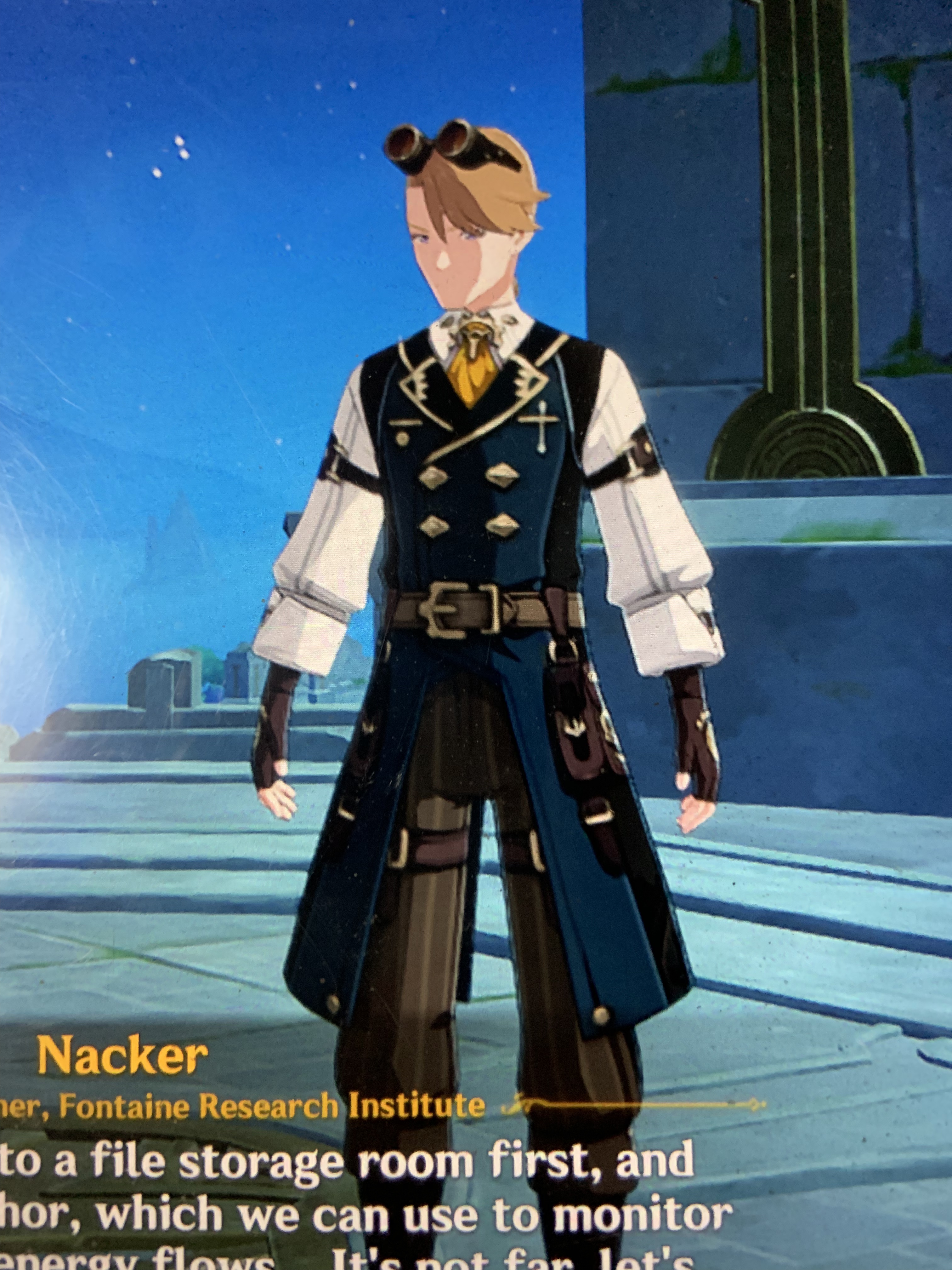 I demand fanart of Nacker cause low-key why he kinda— Genshin Impact ...