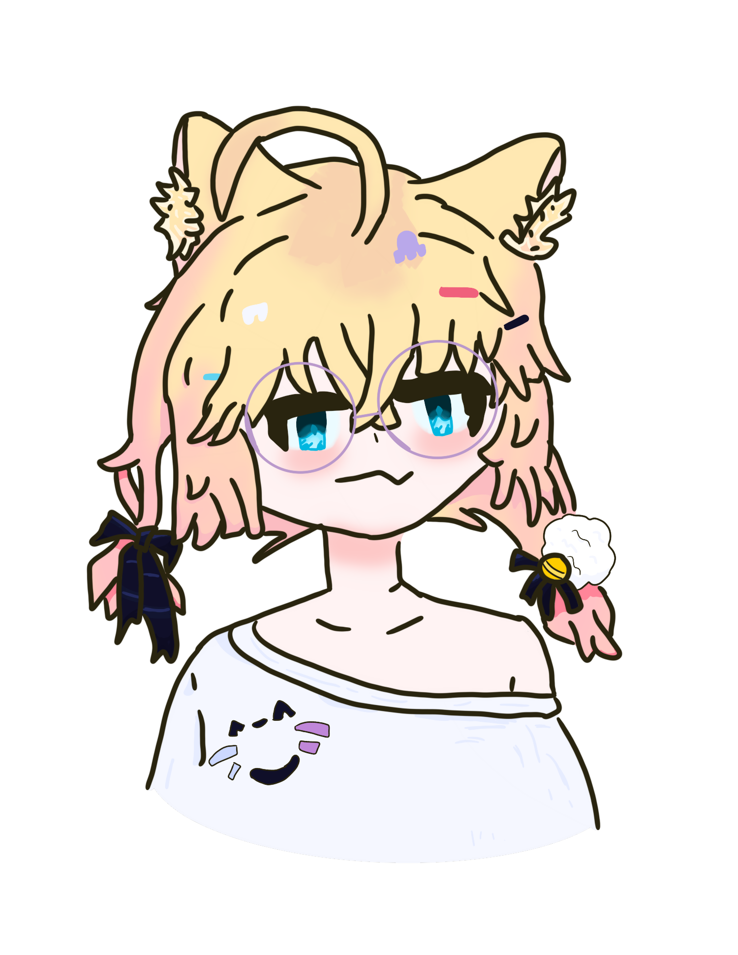 Minikomew vtuber fanart | HoYoLAB
