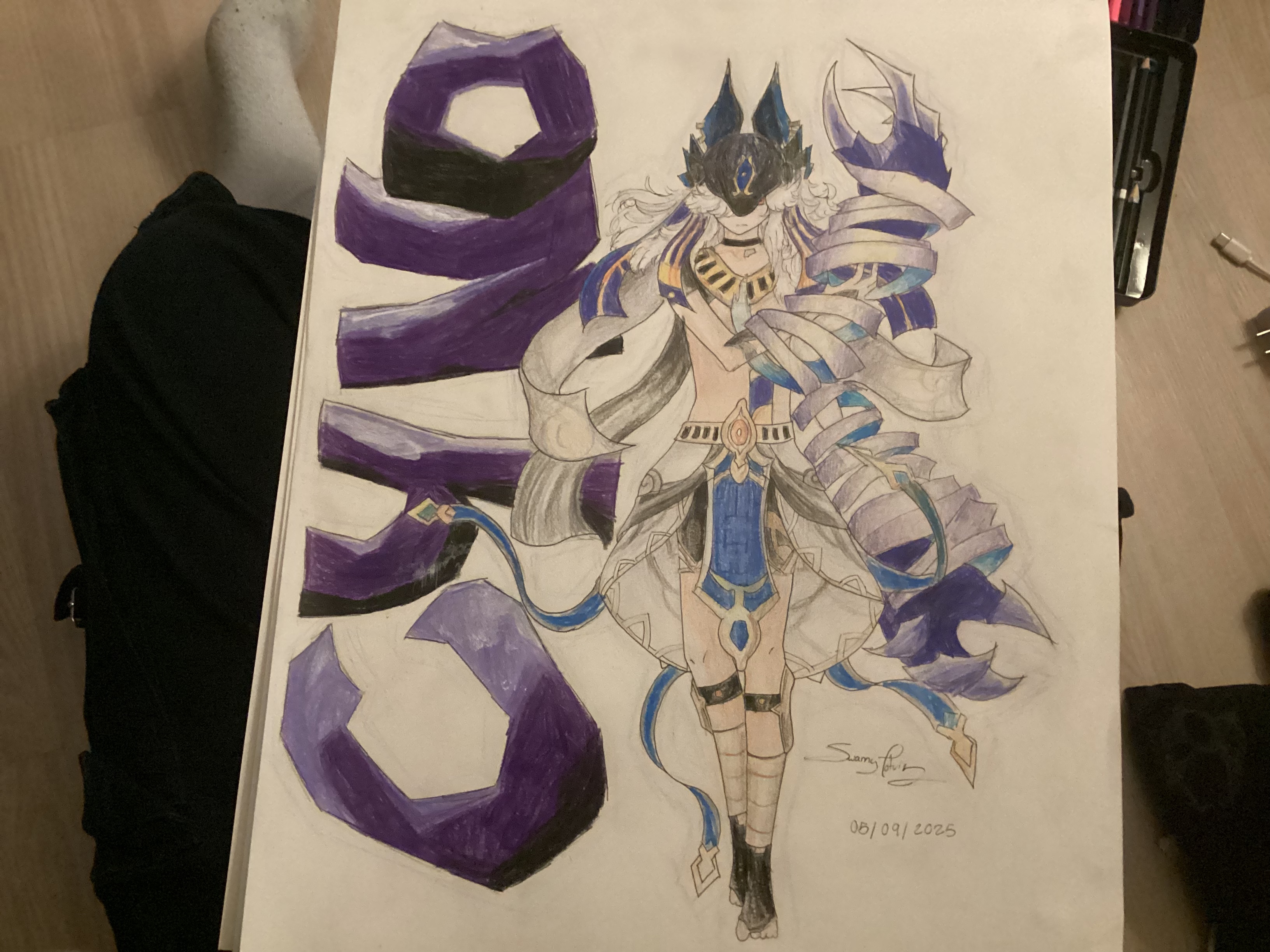 Drawing Cyno Genshin Impact | HoYoLAB