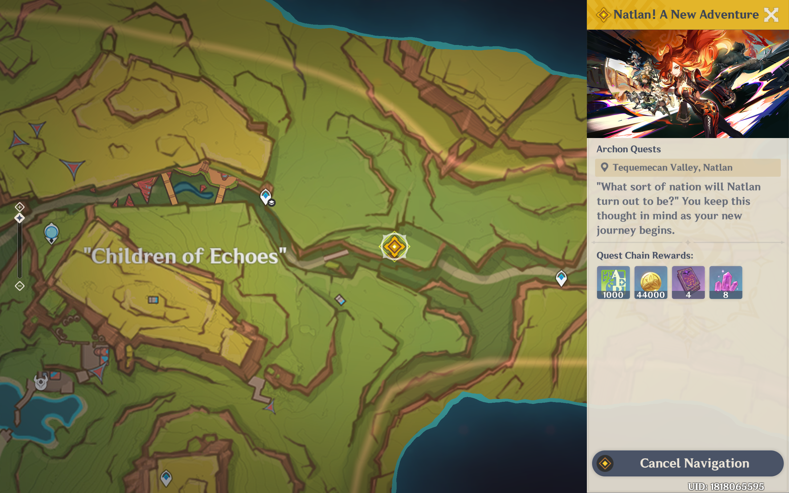 Natlan Archon quests already showing up before finishing Sumeru, let ...