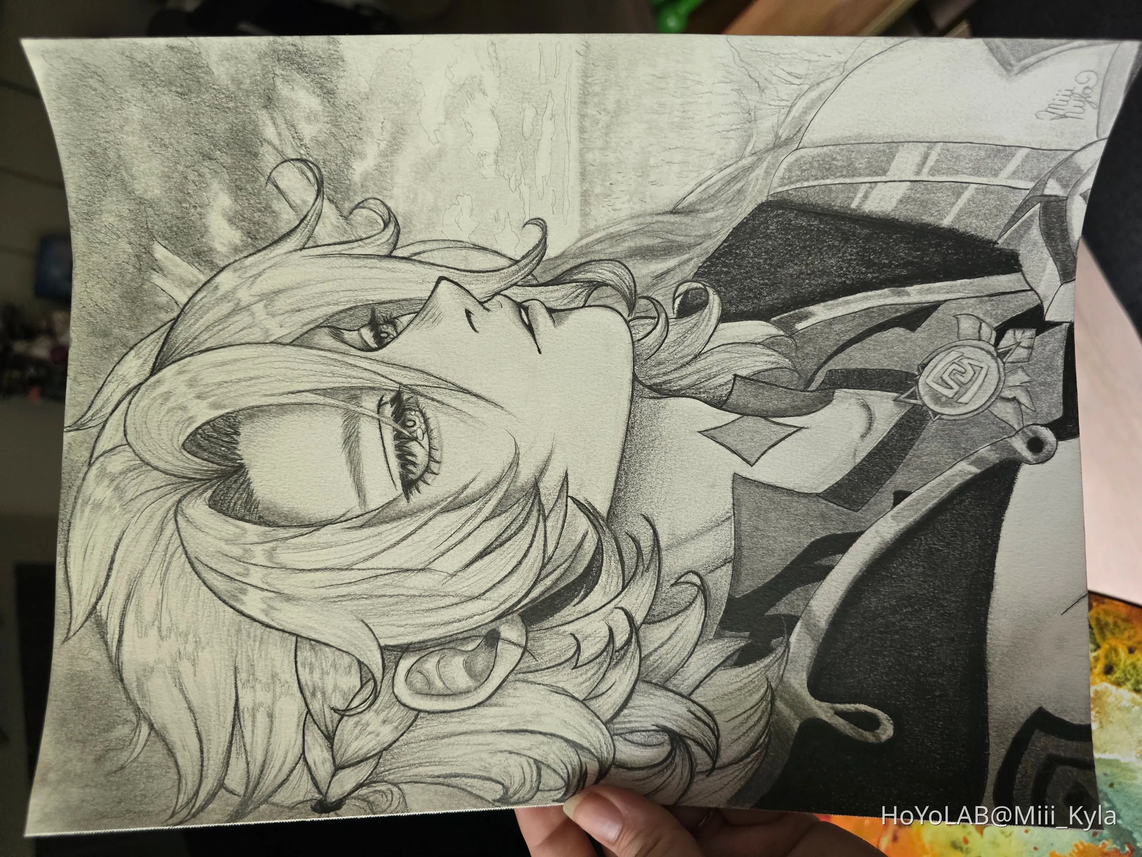 my pencil drawing of albedo 🥰 Genshin Impact | HoYoLAB