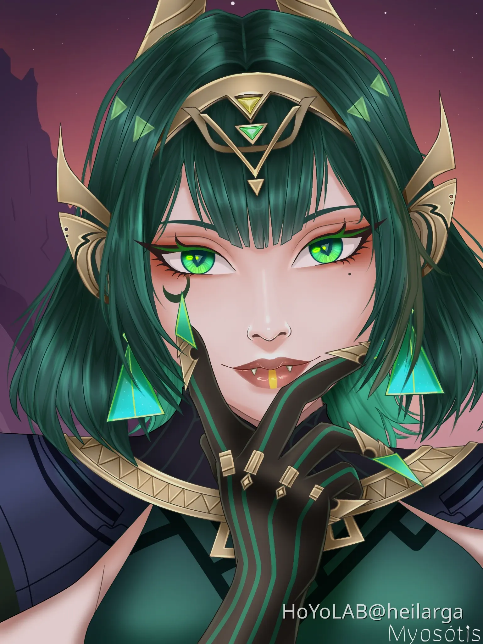 Nefer fanart🐈‍⬛ Genshin Impact | HoYoLAB