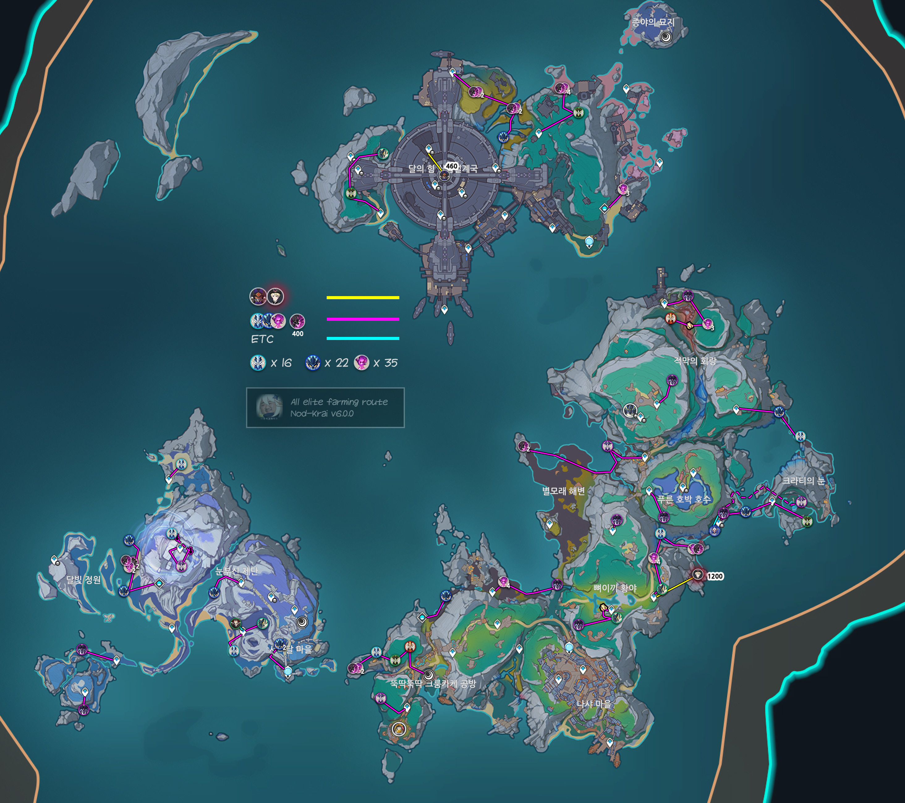 6.0 Nod-Krai Elite enemies farming route Genshin Impact | HoYoLAB