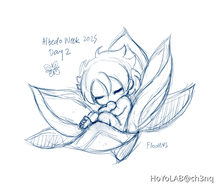 Albedoweek D2 - Flowers Genshin Impact | HoYoLAB