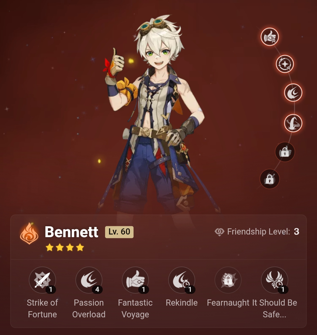 Bennett c4 Genshin Impact | HoYoLAB