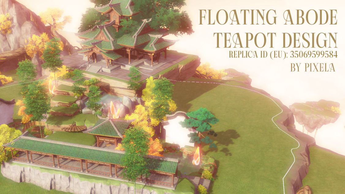 Floating Abode Chinese Mansion Teapot Build Genshin Impact | HoYoLAB