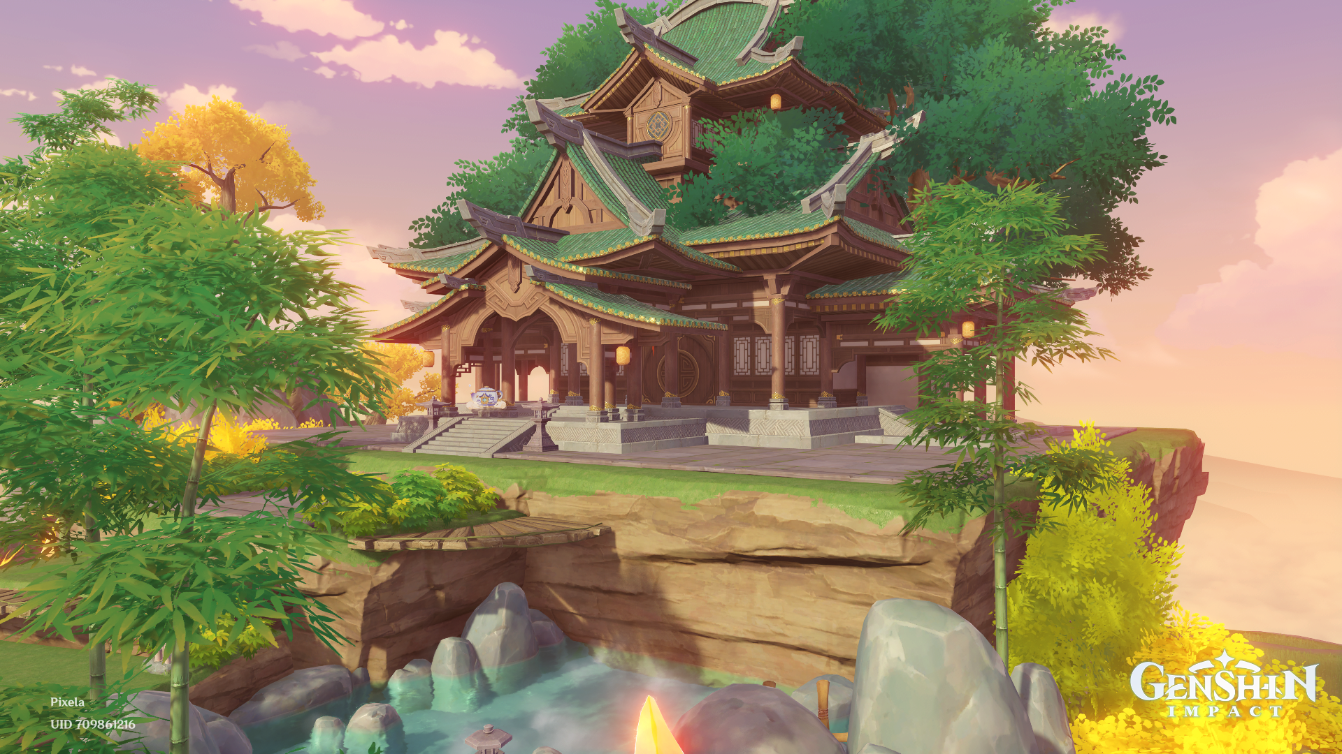 Floating Abode Chinese Mansion Teapot Build Genshin Impact | HoYoLAB