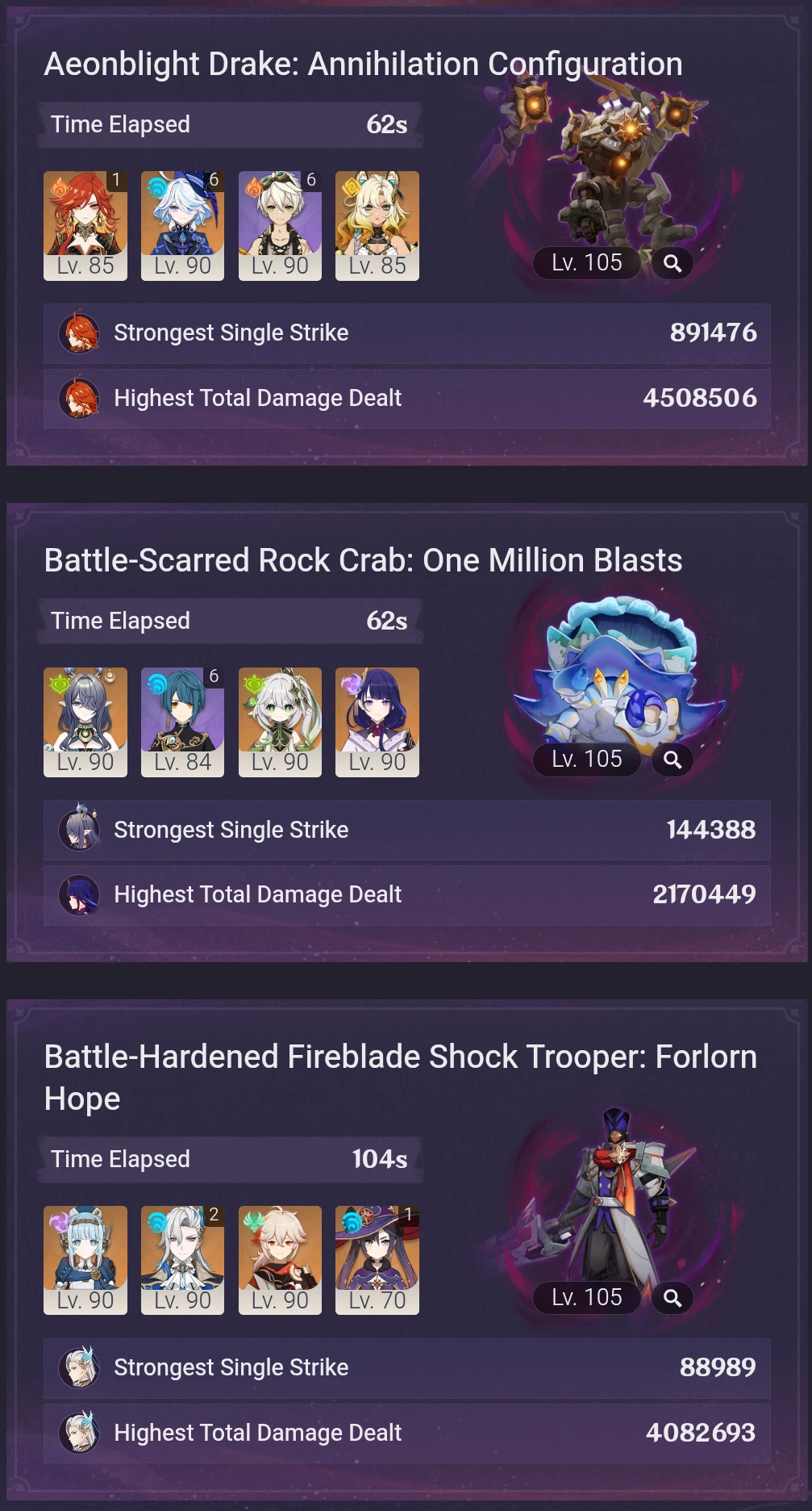 After a few team and build changes Genshin Impact | HoYoLAB