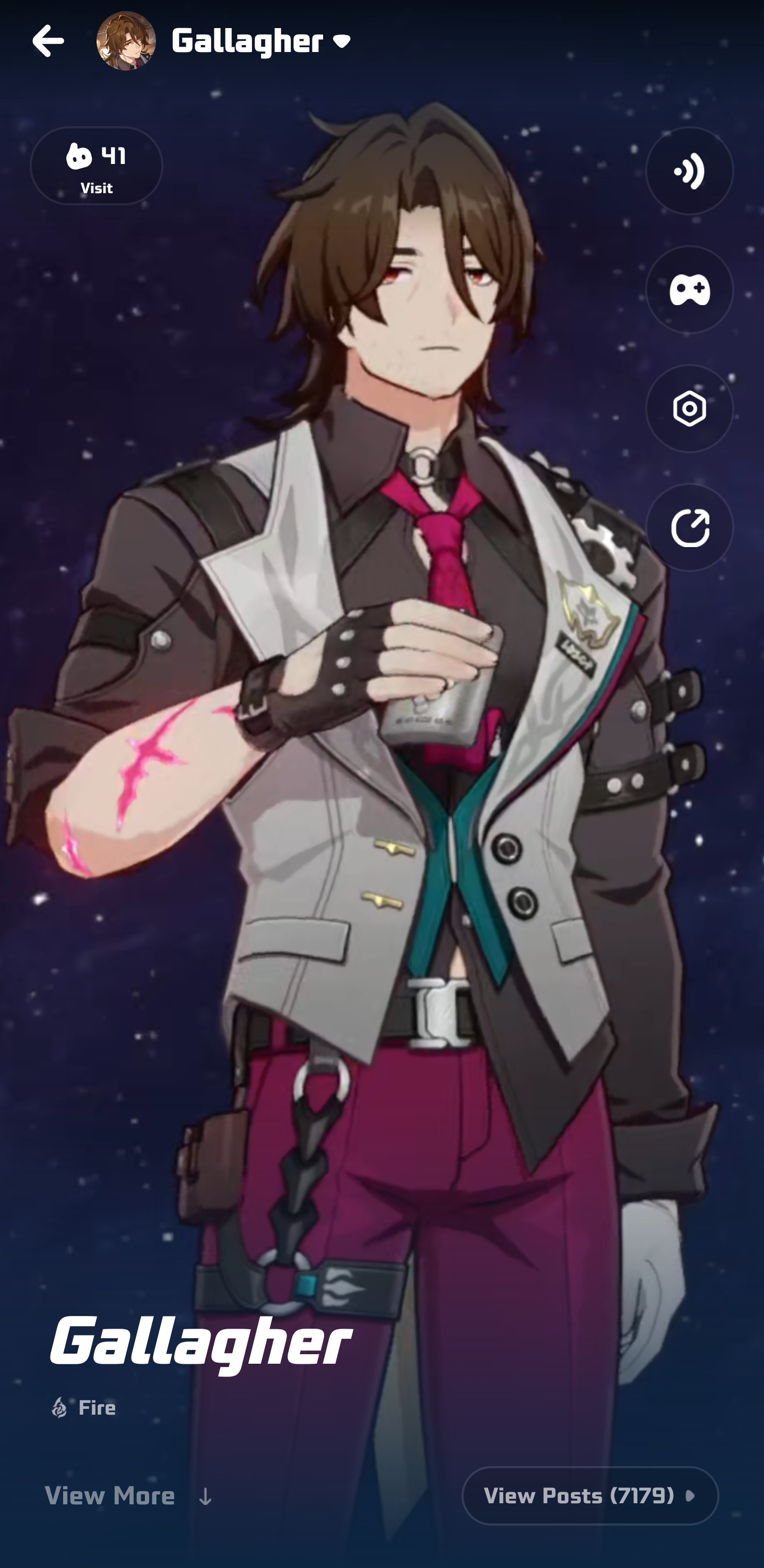 Quick question about Gallagher’s character visitation page. Honkai ...