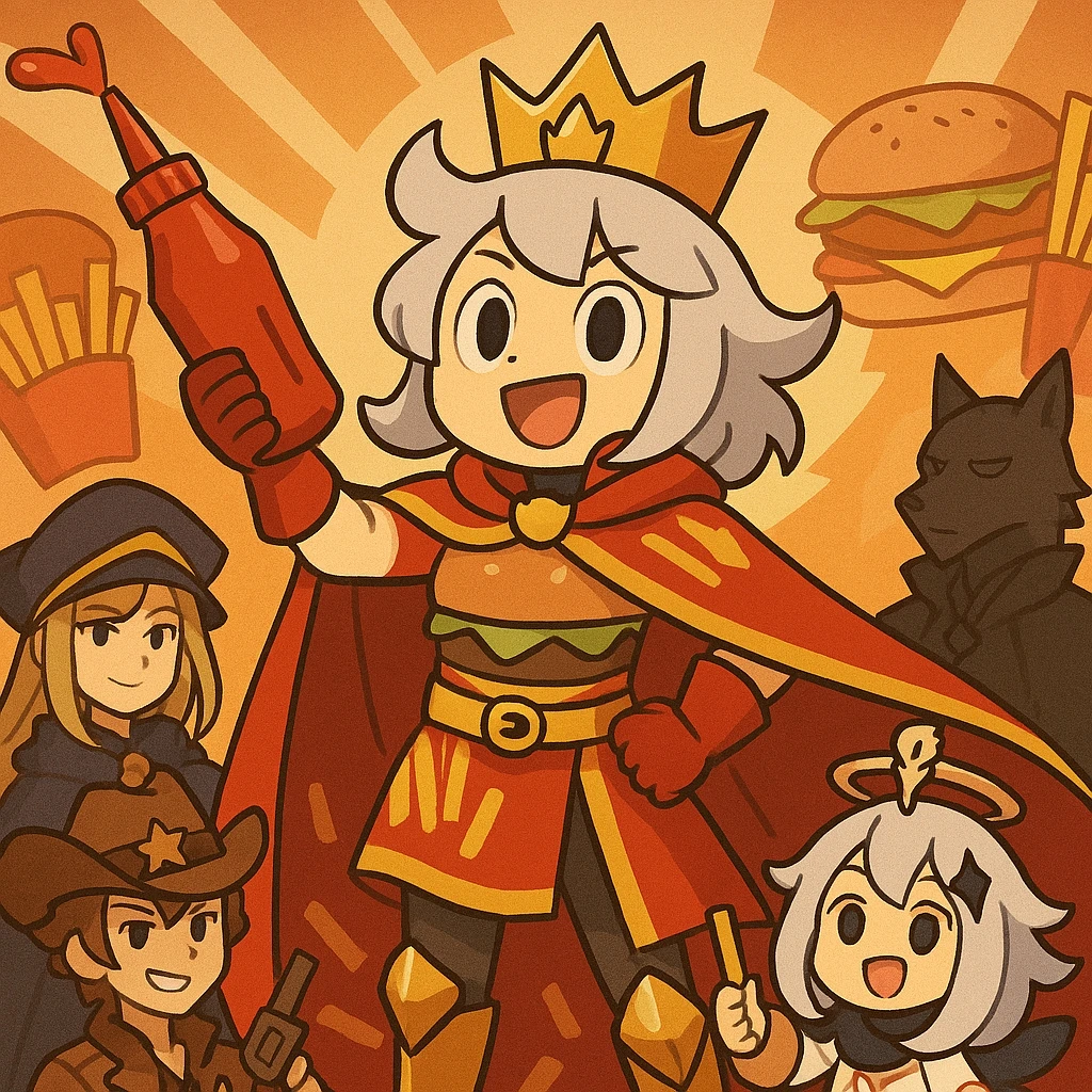 "Burger King? Nah, it’s Burger Emperor with Paimon as the Royal Fry ...