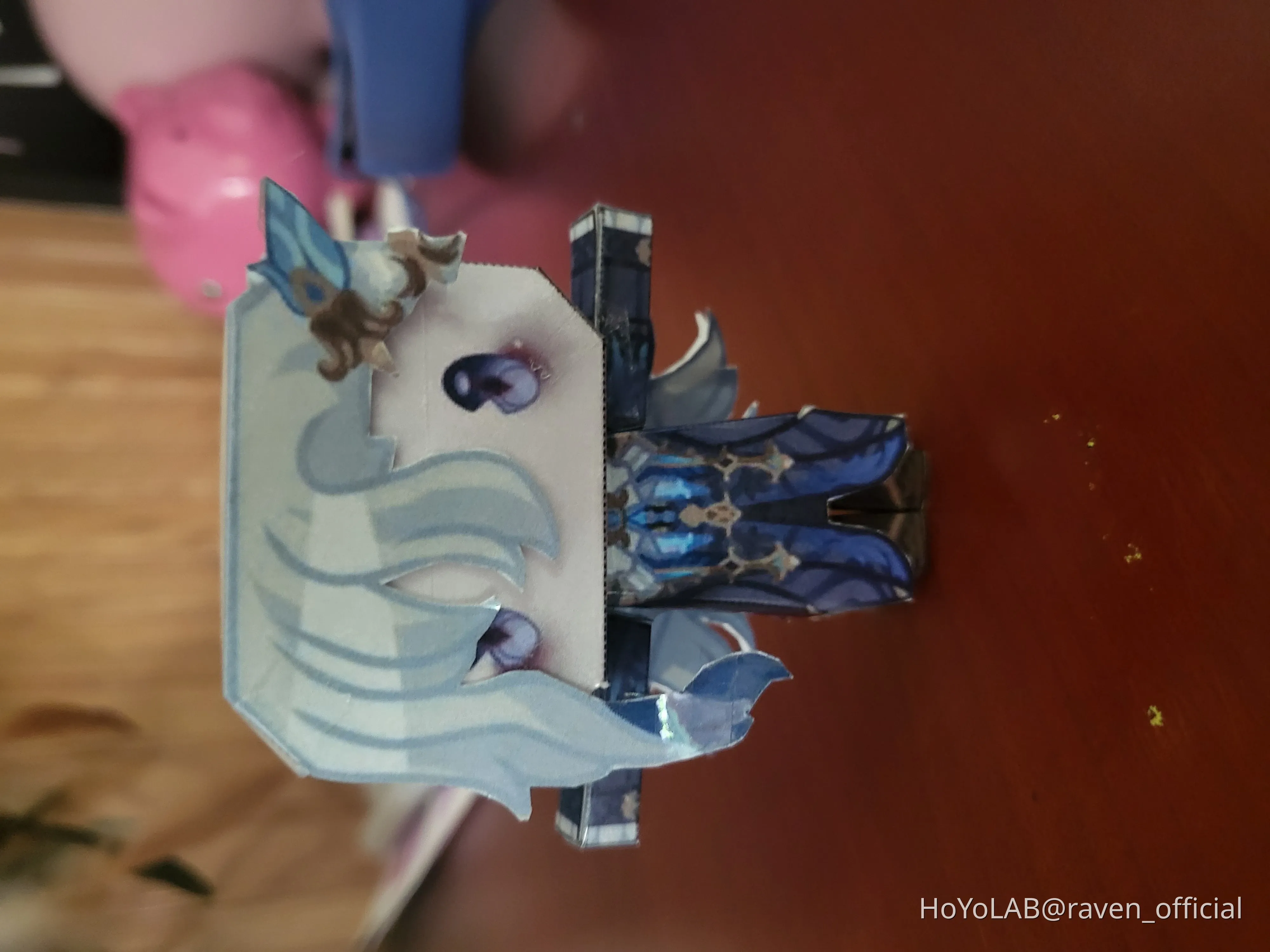 Neuvillette Paper Figure (NOT my art, artist on Pinterest; Anqa ...