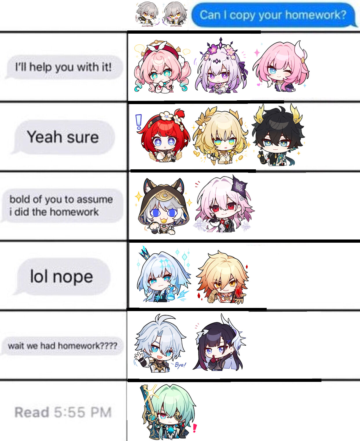 Chrysos Heirs school homework Honkai: Star Rail | HoYoLAB