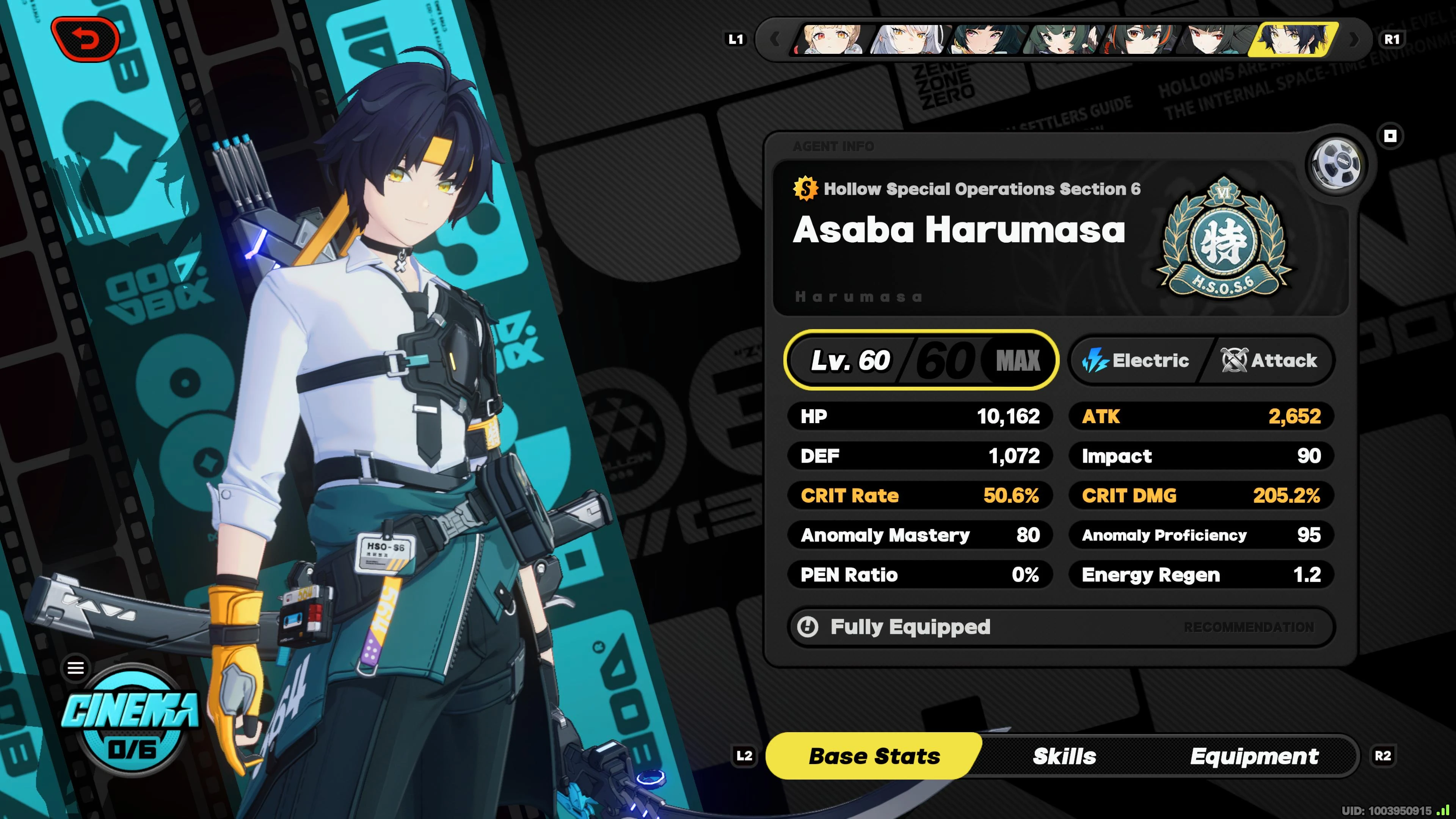 205% CRIT DMG Harumasa Build Zenless Zone Zero | HoYoLAB