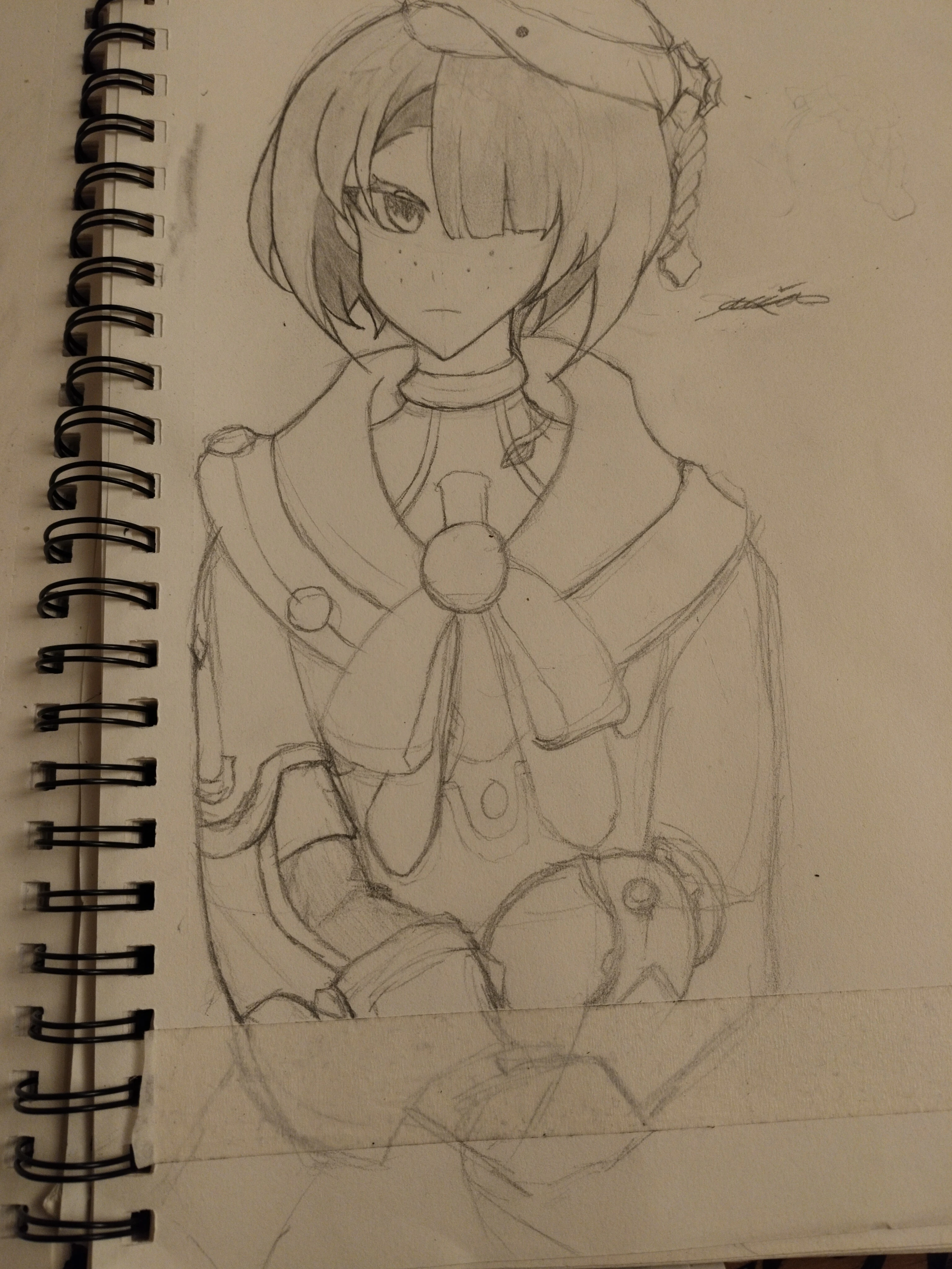 Freminet drawing wip! Genshin Impact | HoYoLAB