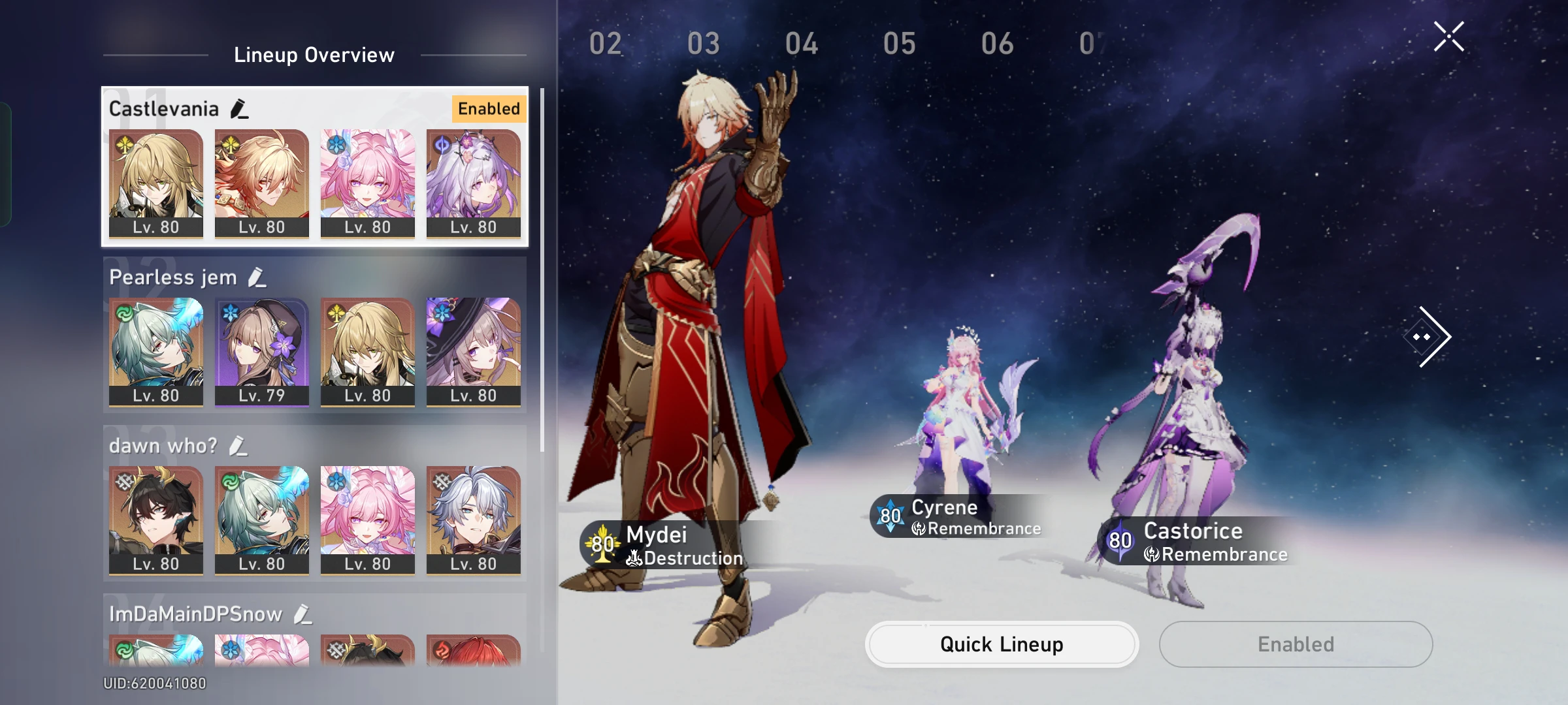 my HSR team comp names~ Honkai: Star Rail | HoYoLAB