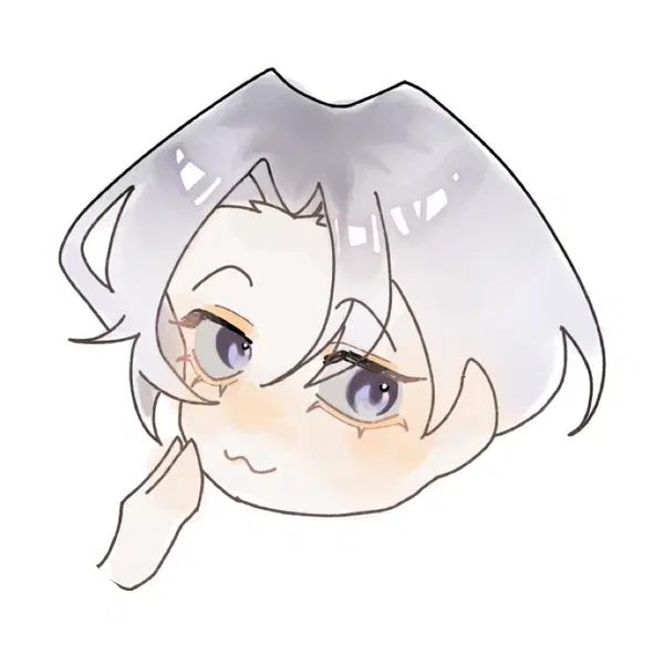 bored chibi expression
